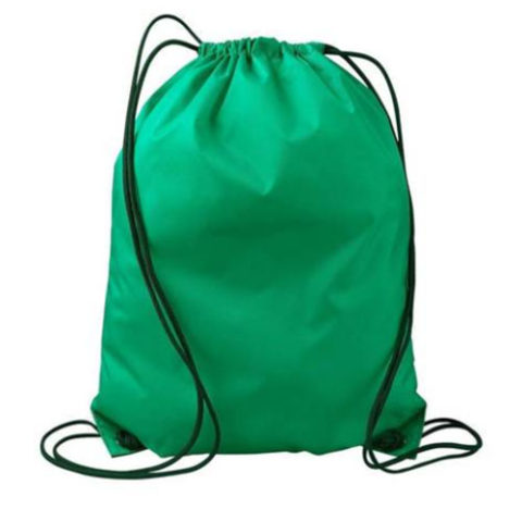Draw String Green Back Packs - Craft N Stitch