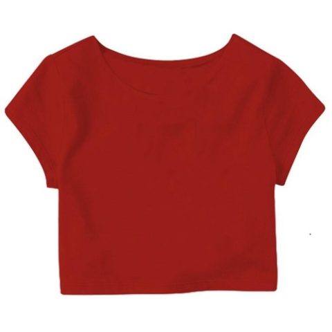 Red Crop Tops - Craft N Stitch